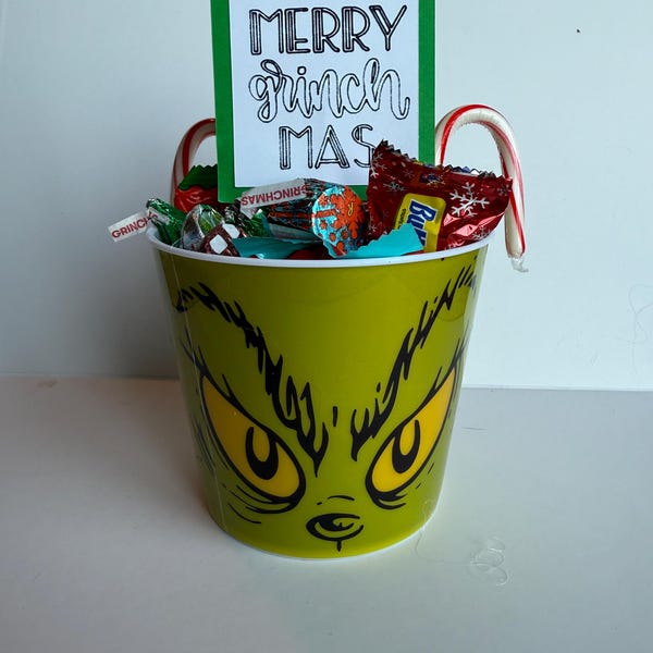 Red Christmas Candy Dish - Etsy