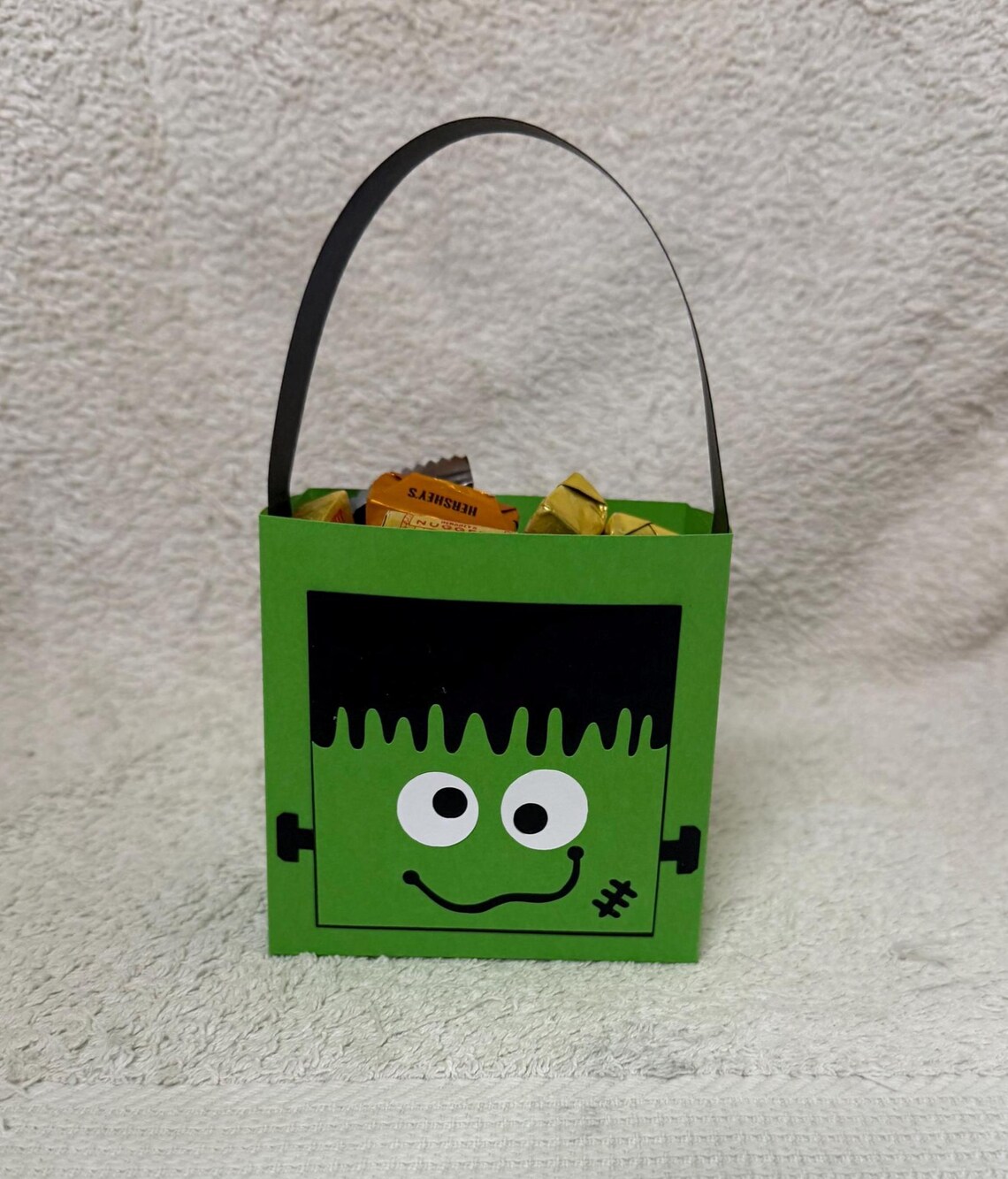 Frankenstein Halloween Candy Gift Box: Trick or Treat Basket - Etsy