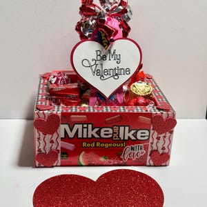 Mike and Ike Red Rageous Valentine Gift Basket\valentine Gift Basket ...