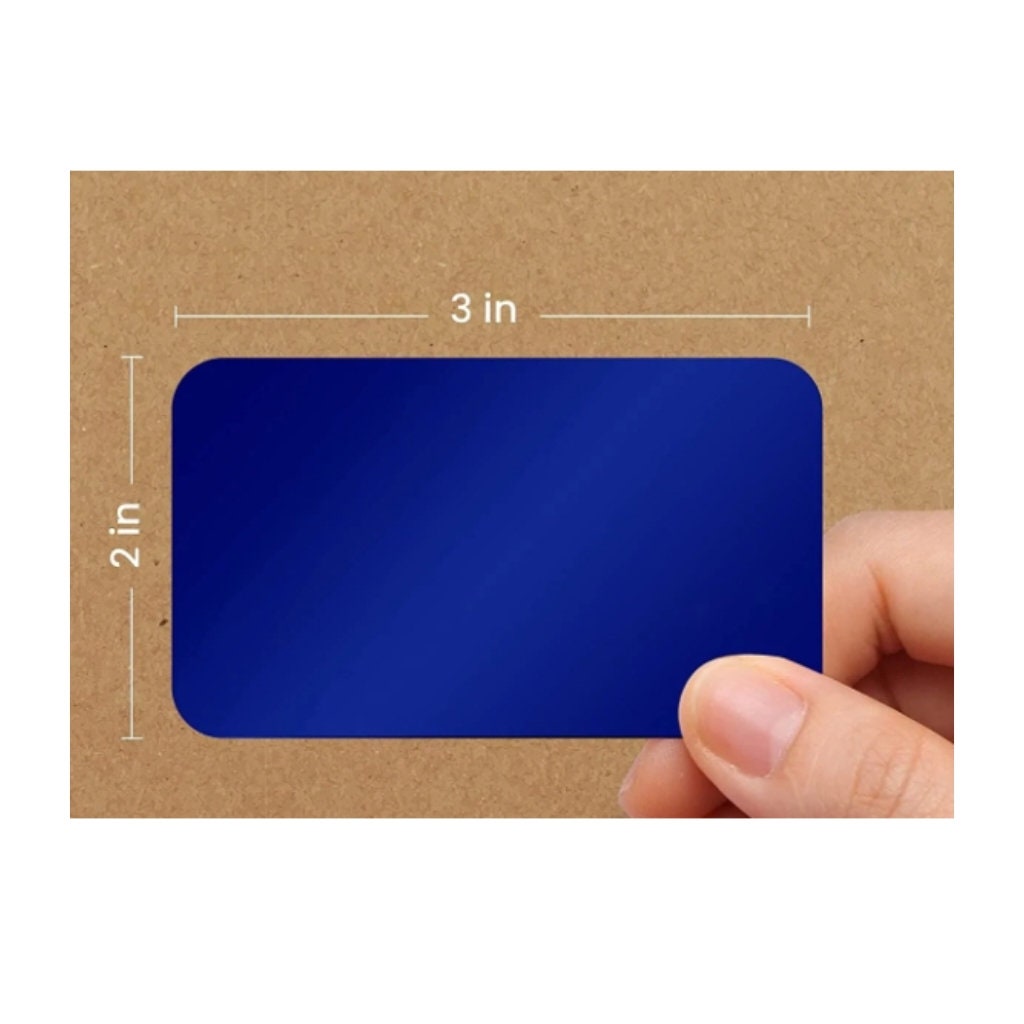 Custom Stickers Rectangle 3x2 Thank You With Stars - Etsy