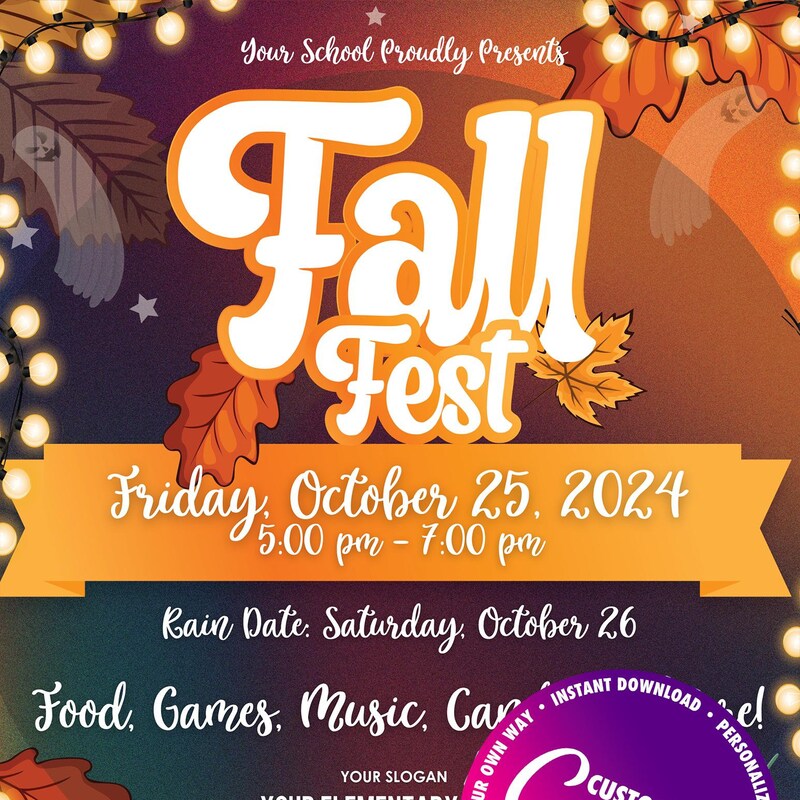 Fall Festival Signs - Etsy