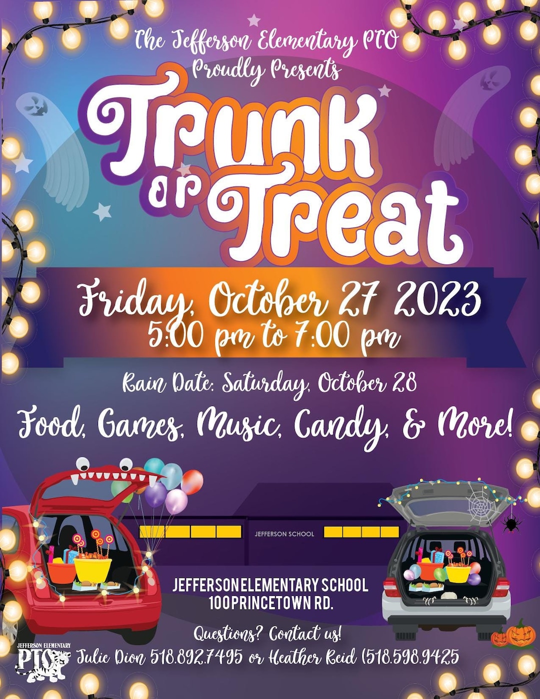EDITABLE Trunk or Treat Flyer Template, Halloween Flyer, Instant Access ...