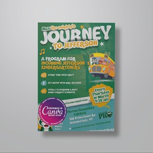 Editable Kindergarten Event Flyer, Printable Template, PTO Flyer, PTA ...