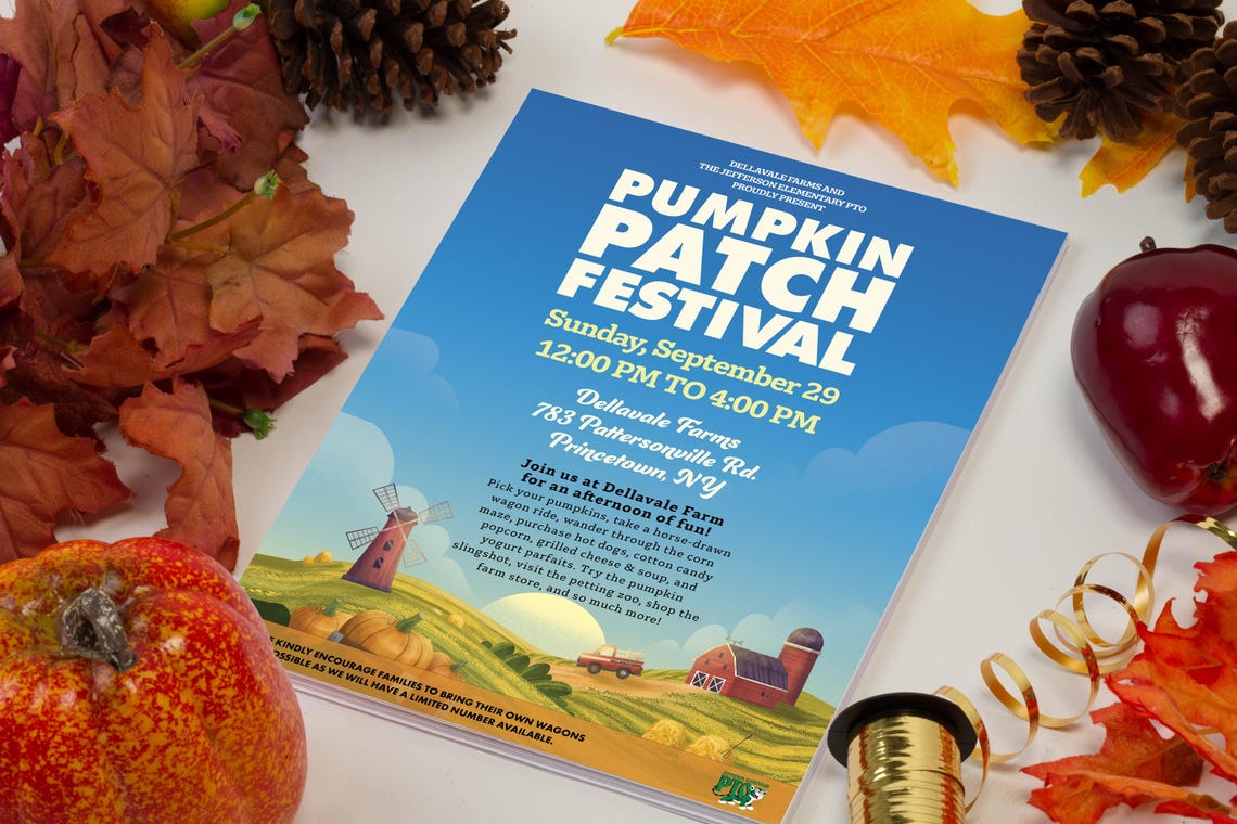 EDITABLE Pumpkin Patch Flyer Template, School, Fall, Fall Flyer, Autumn ...