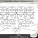 Family Tree Coloring Page ~ Kids Activity ~ Easy Print ~ Instant ...