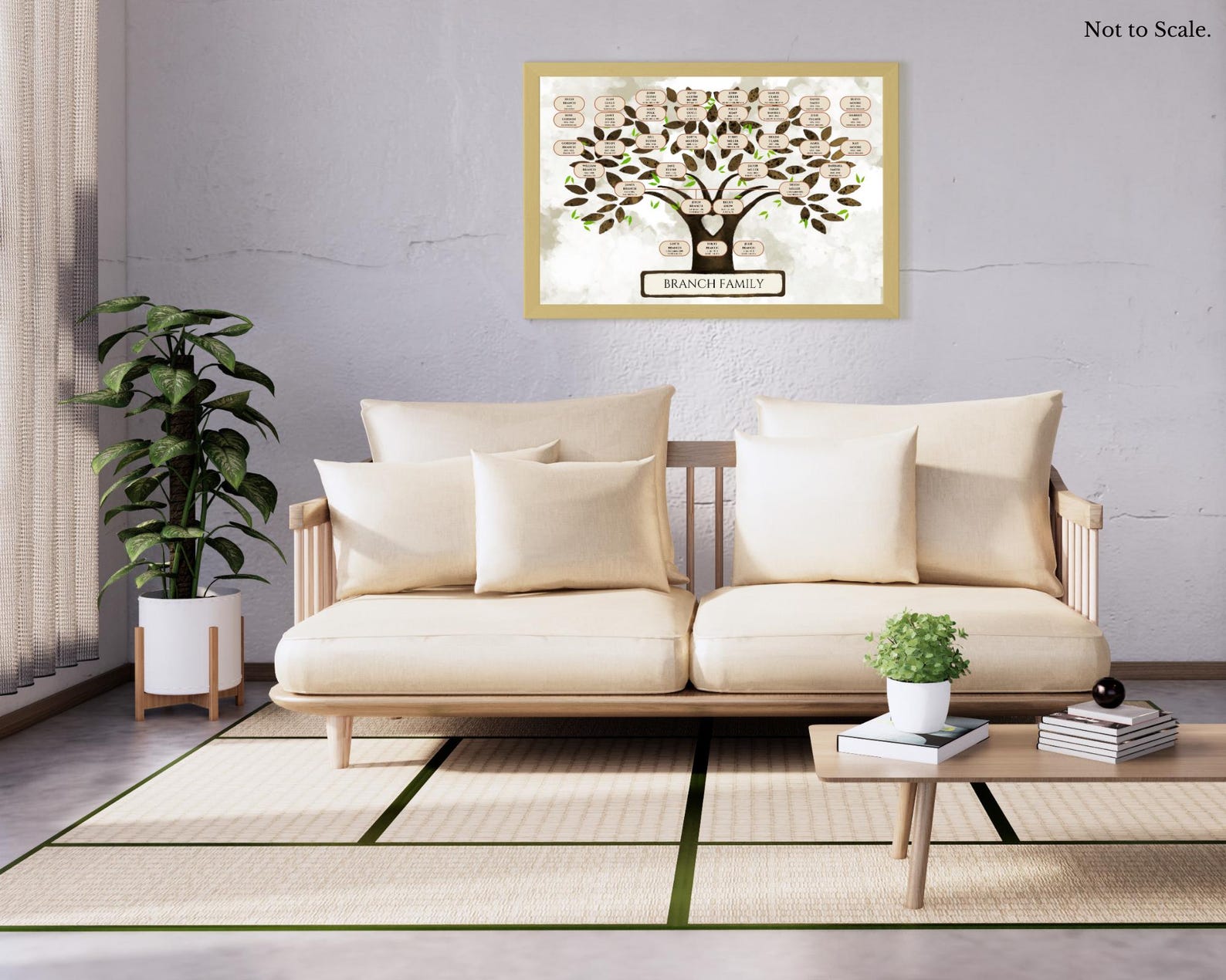 Digital Family Tree Template ~ 6 Generations ~ Editable in Canva ...