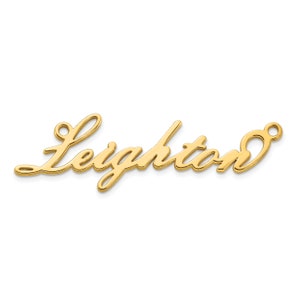 Personalized Cursive Script Embassy Font Nameplate or Necklace ...