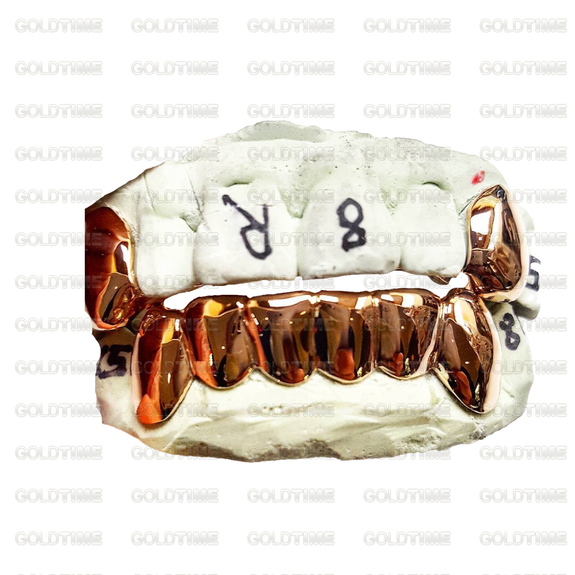 Custom Classic Solid Genuine Gold Grillz Top/bottom/set Dental - Etsy