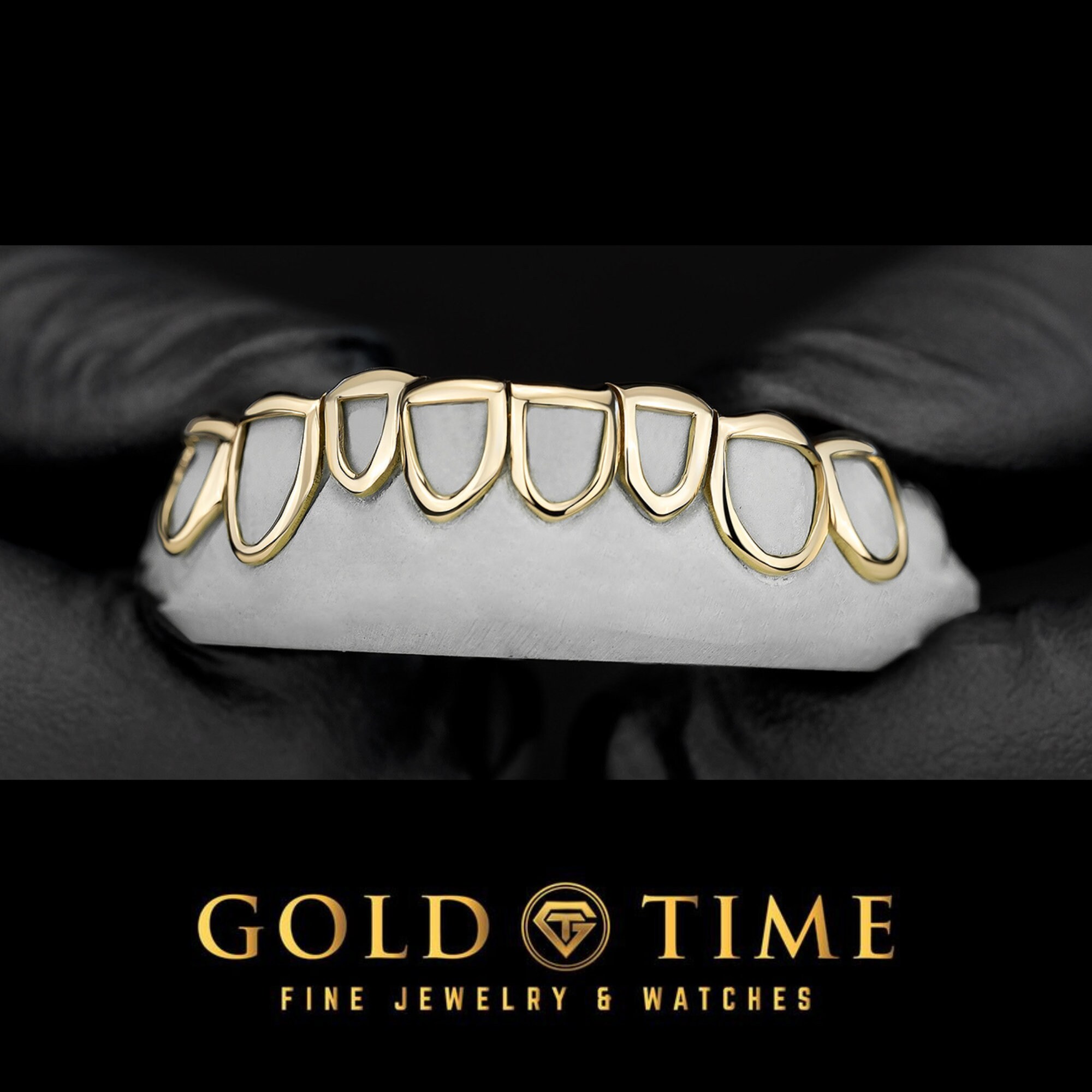 Open Face Gold Grill Buy Top 8 Open Face Grillz In 10K Yellow Gold