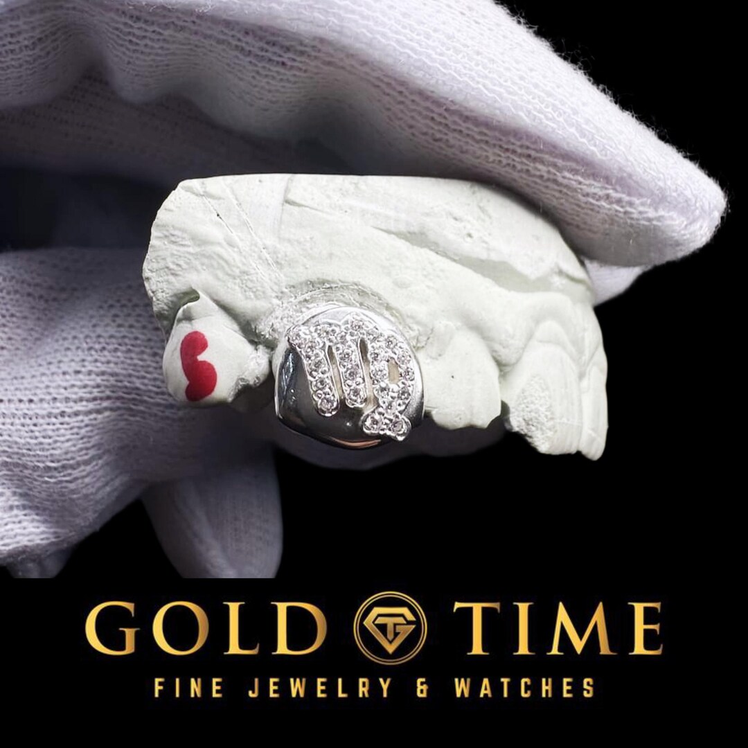 Custom Moissanite Zodiac Grill - Single Tooth Cap Jewelry - Etsy