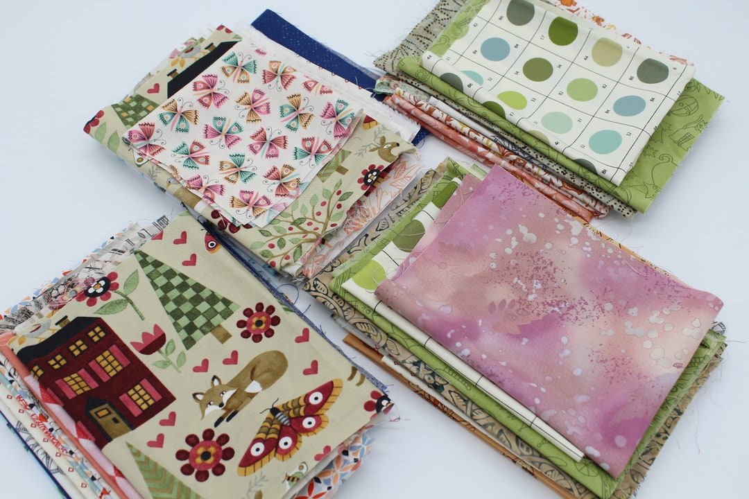 Finishing Fabric Bundles - Scrap Fabric - Scrap Batting - Etsy