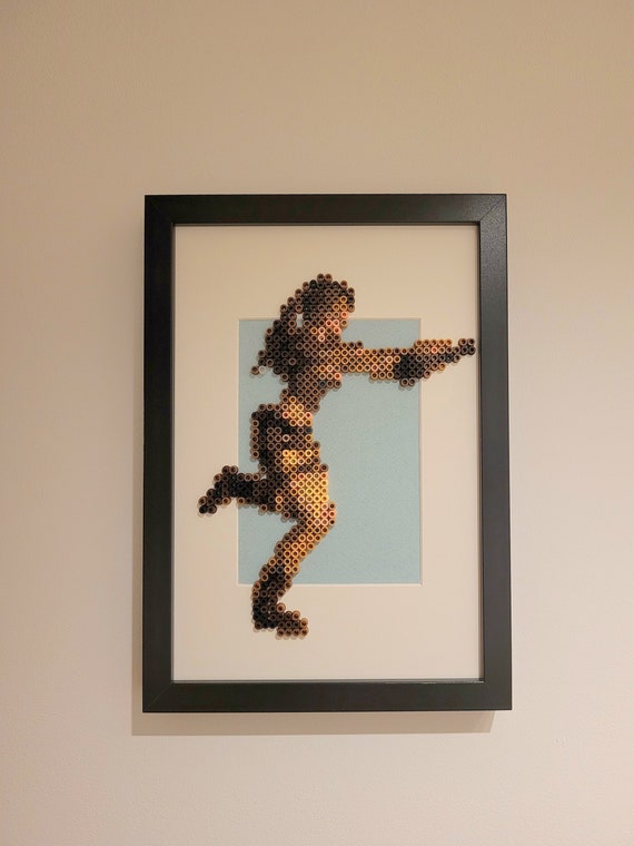 Tomb Raider Lara Croft Perler Bead Art Pixel Art Gamer - Etsy Finland