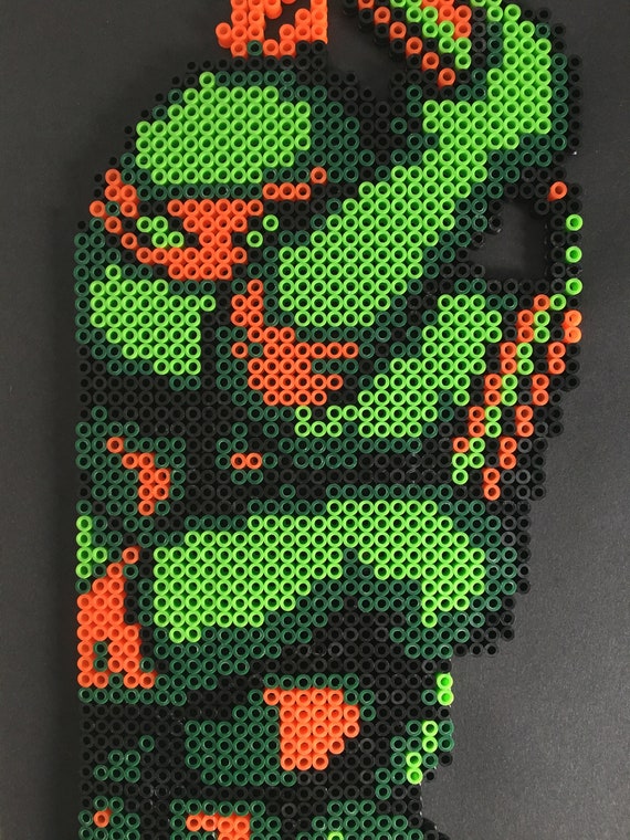 Mixed Media & Collage Gamer Gift Geek Art Perler Beads Husband Gift ...
