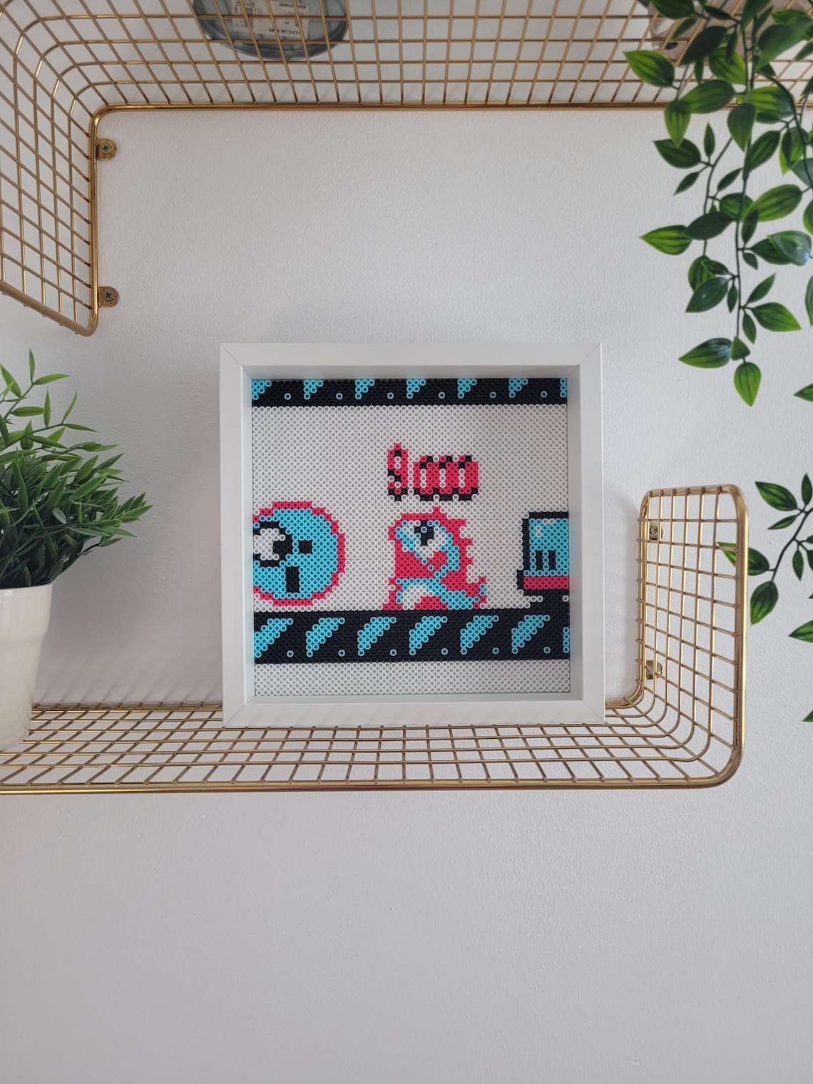 Bubble Bobble Fuse Bead Pixel Art | Nintendo Art | Gamer Gift | Perler ...