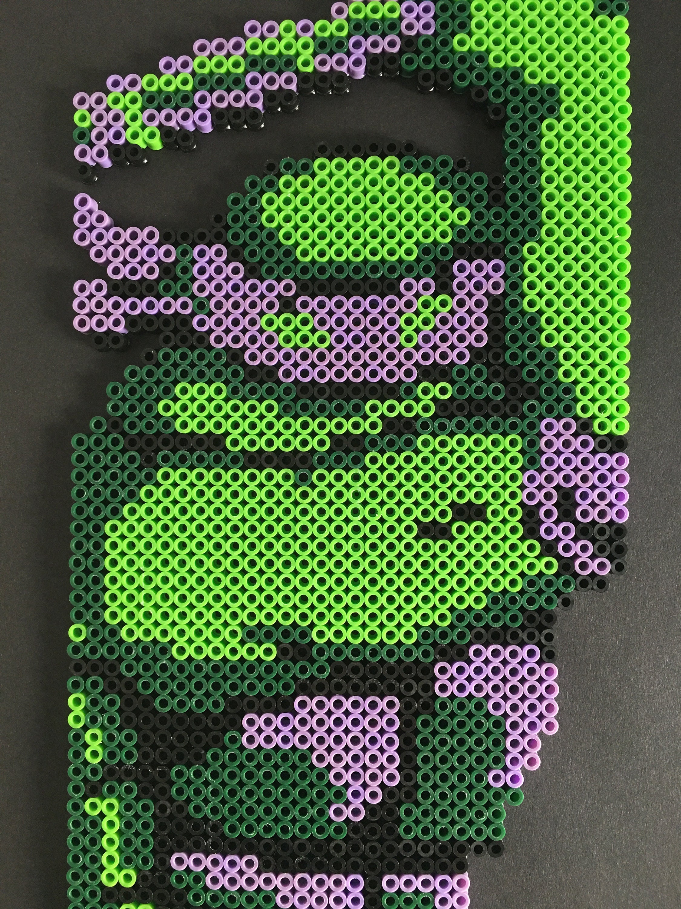 Mixed Media & Collage Gamer Gift Geek Art Perler Beads Husband Gift ...
