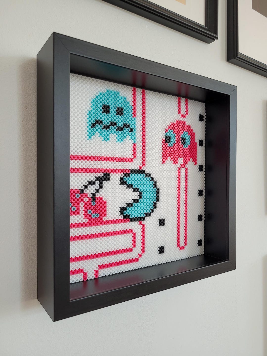 Pac-man Fuse Bead Pixel Art | Nintendo Art | Gamer Gift | Perler Beads ...