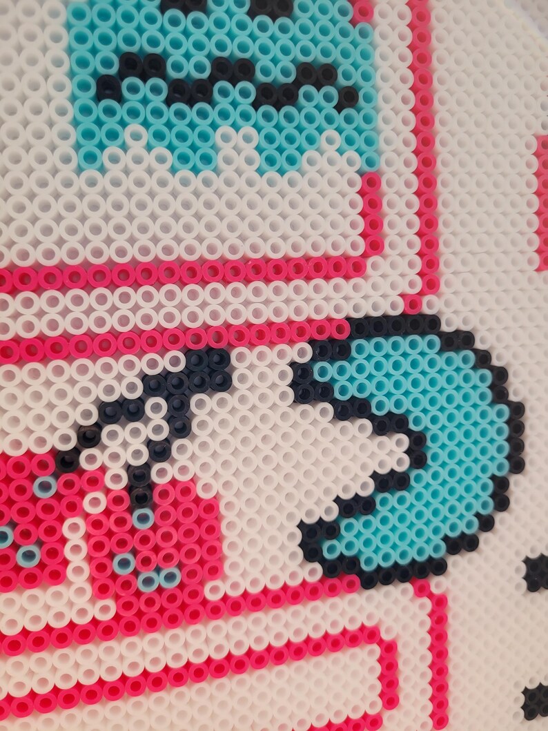 Pac-man Fuse Bead Pixel Art | Nintendo Art | Gamer Gift | Perler Beads ...