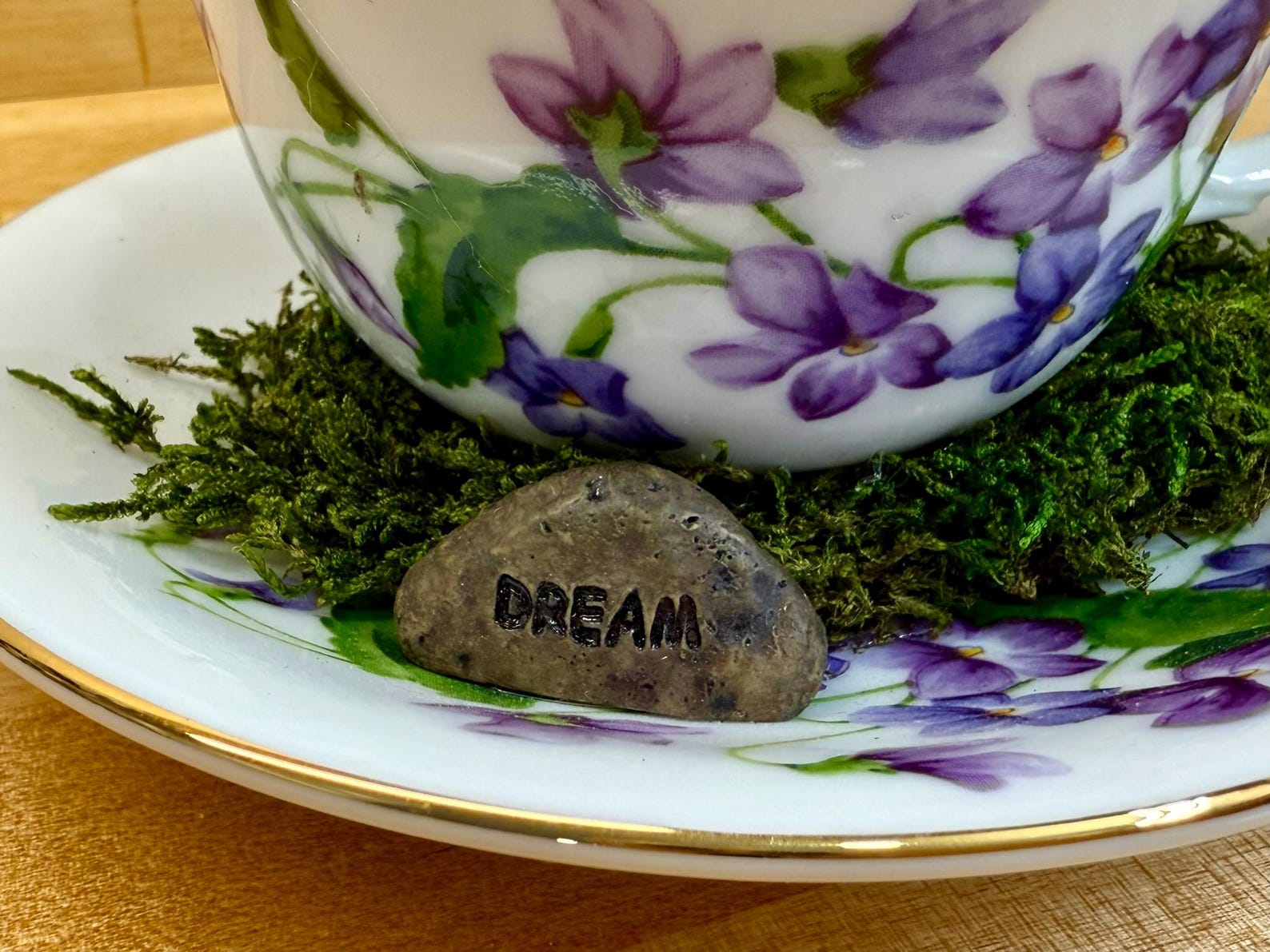 Fairy Garden Vintage Tea Cup "dream" - Etsy