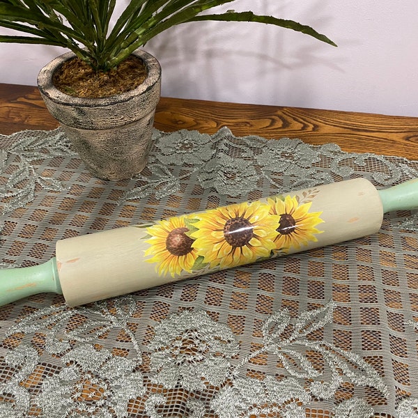 Painted Rolling Pins - Etsy