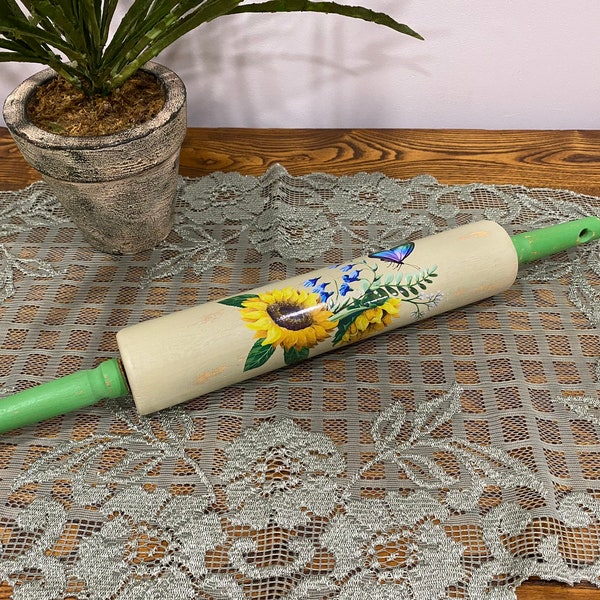 Painted Rolling Pins - Etsy