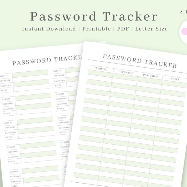 Password Keeper - Etsy