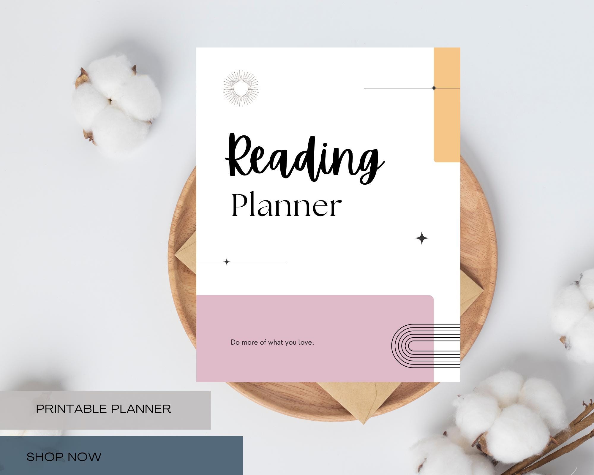 Reading Planner Printable: Book Tracker, TBR List & Reading Goals (PDF ...