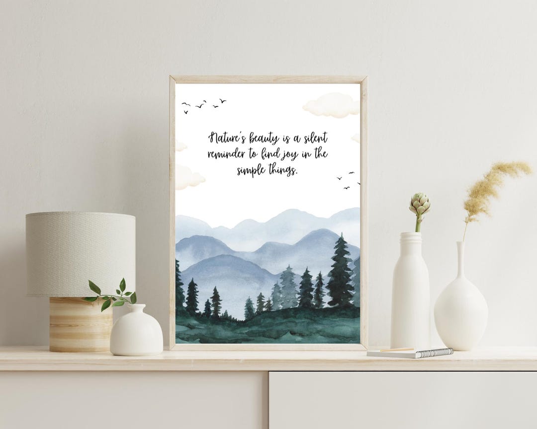 Find Joy in Simple Things Print: Minimalist Typography Art (digital ...