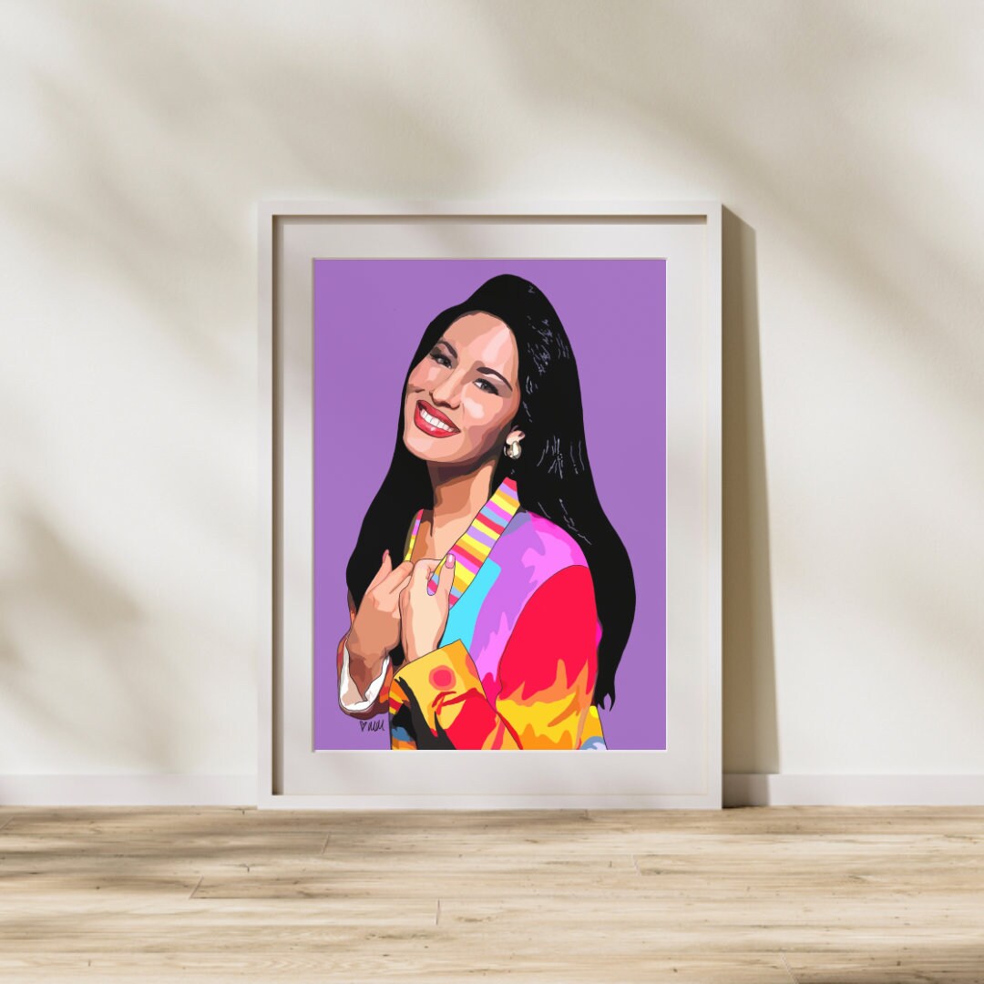 Selena Digital Art Print Selena Quintanilla Art - Etsy