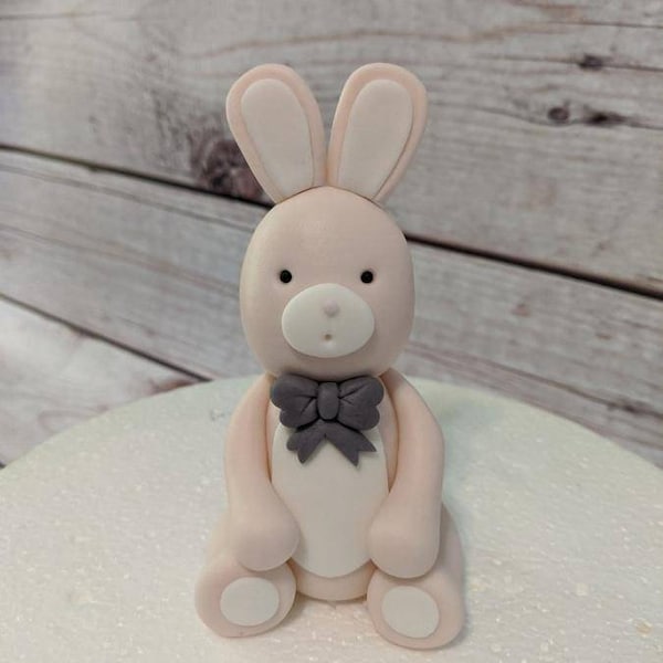 Bunny Cake Topper - Etsy