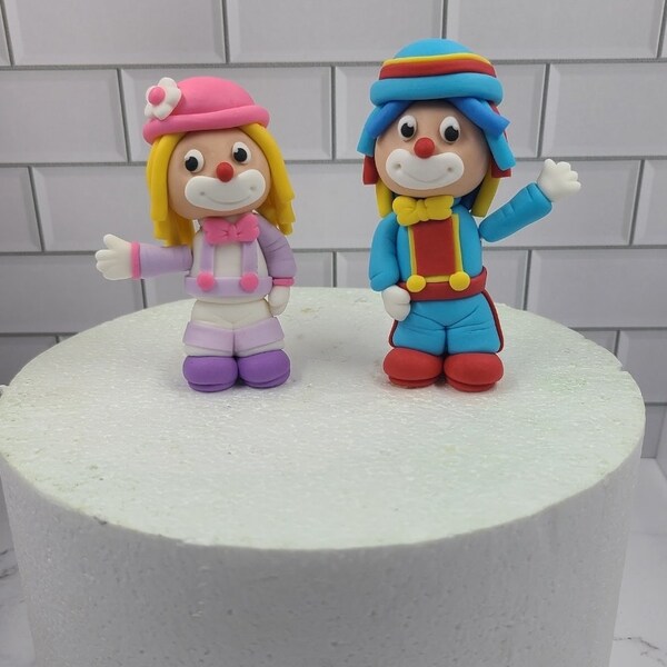 Clown Cake Toppers - Etsy