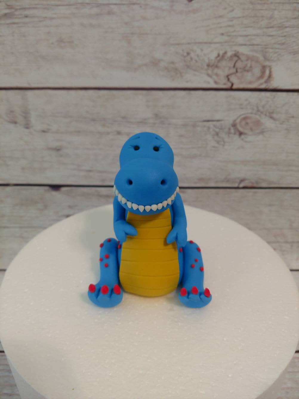 Fondant Dinosaur Cake Toppers Choose Color Fondant Dino - Etsy