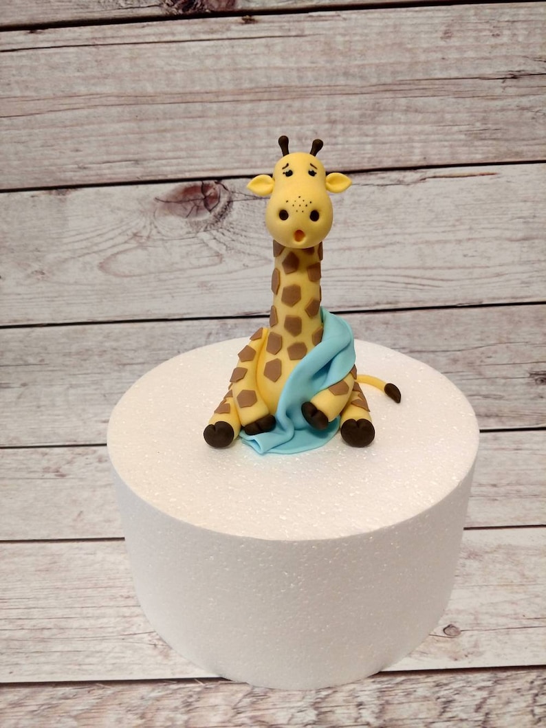 Fondant Giraffe Cake Topper Giraffe Cake Topper Fondant - Etsy