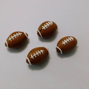 Fondant Football Cake or Cupcake Toppers - Fondant Football- Sports ...