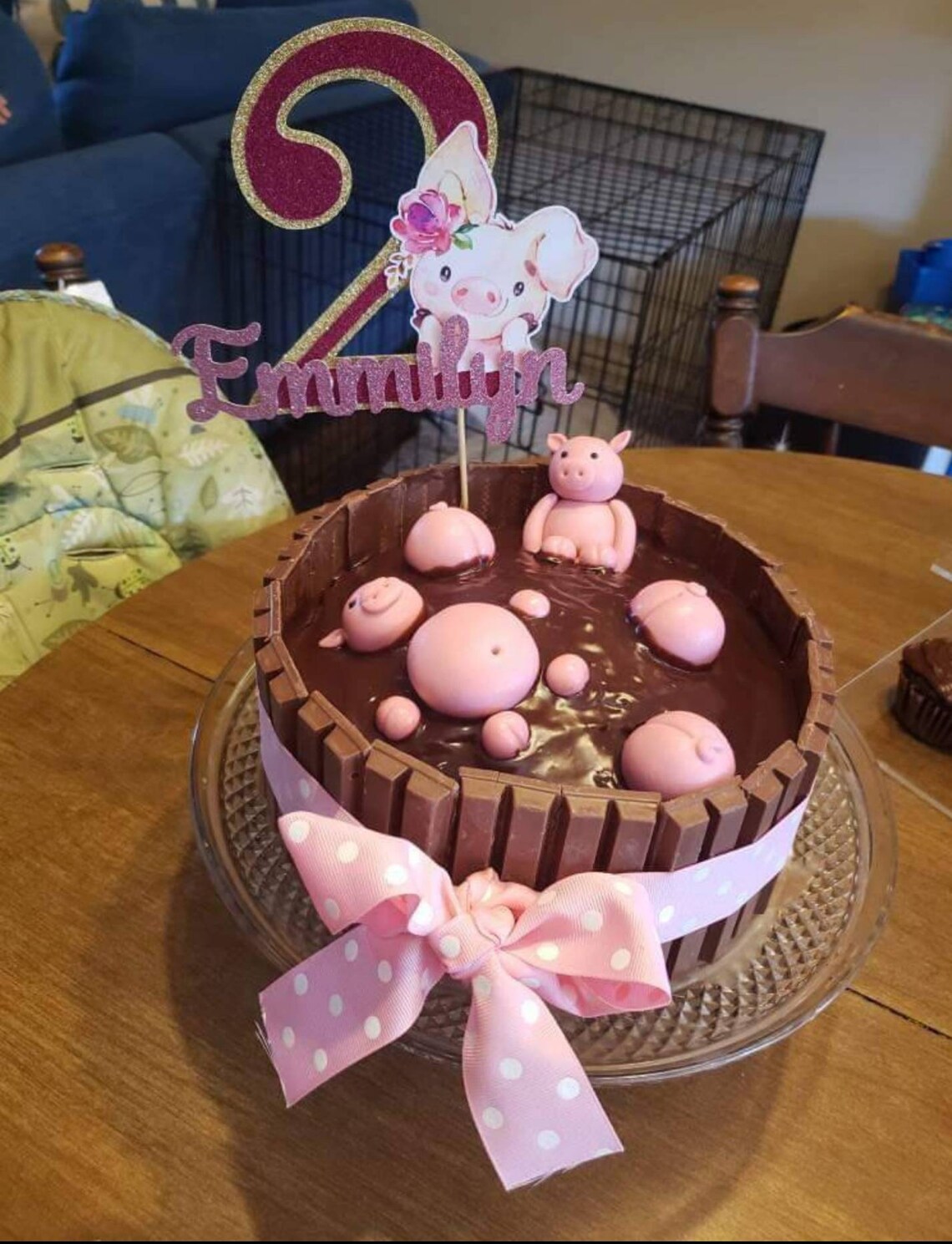 Fondant Pigs Cake Toppers Fondant Pig in Mud Fondant Pig - Etsy Canada