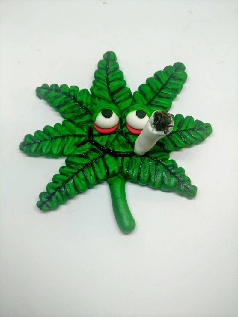 Fondant Cannabis Cake Topper Pot Leaf Cake Topper | Etsy