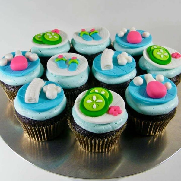 Spa Party Cupcakes - Etsy