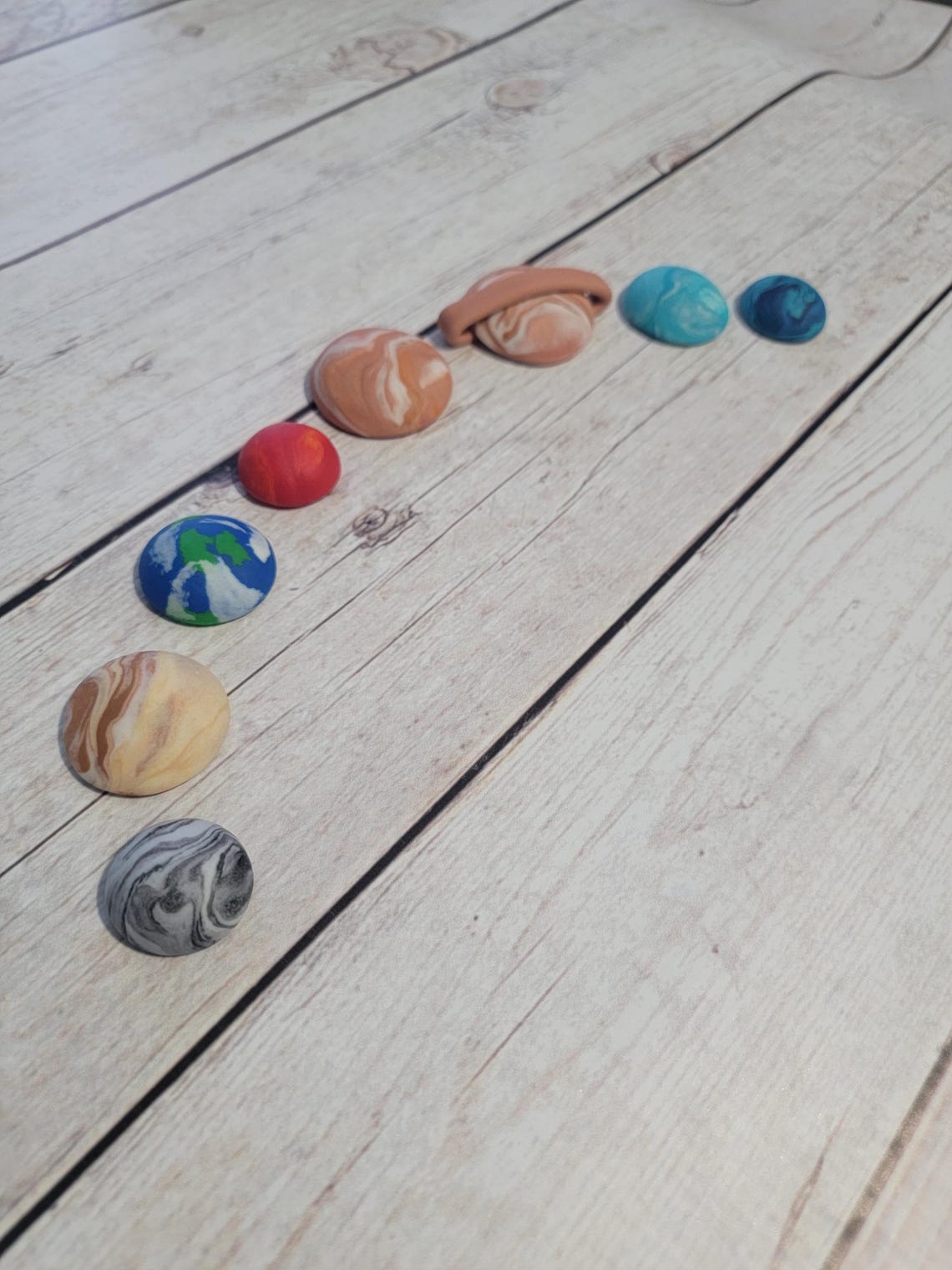 Fondant 2D Planets - Fondant Realistic Planet Colors- Fondant Space ...