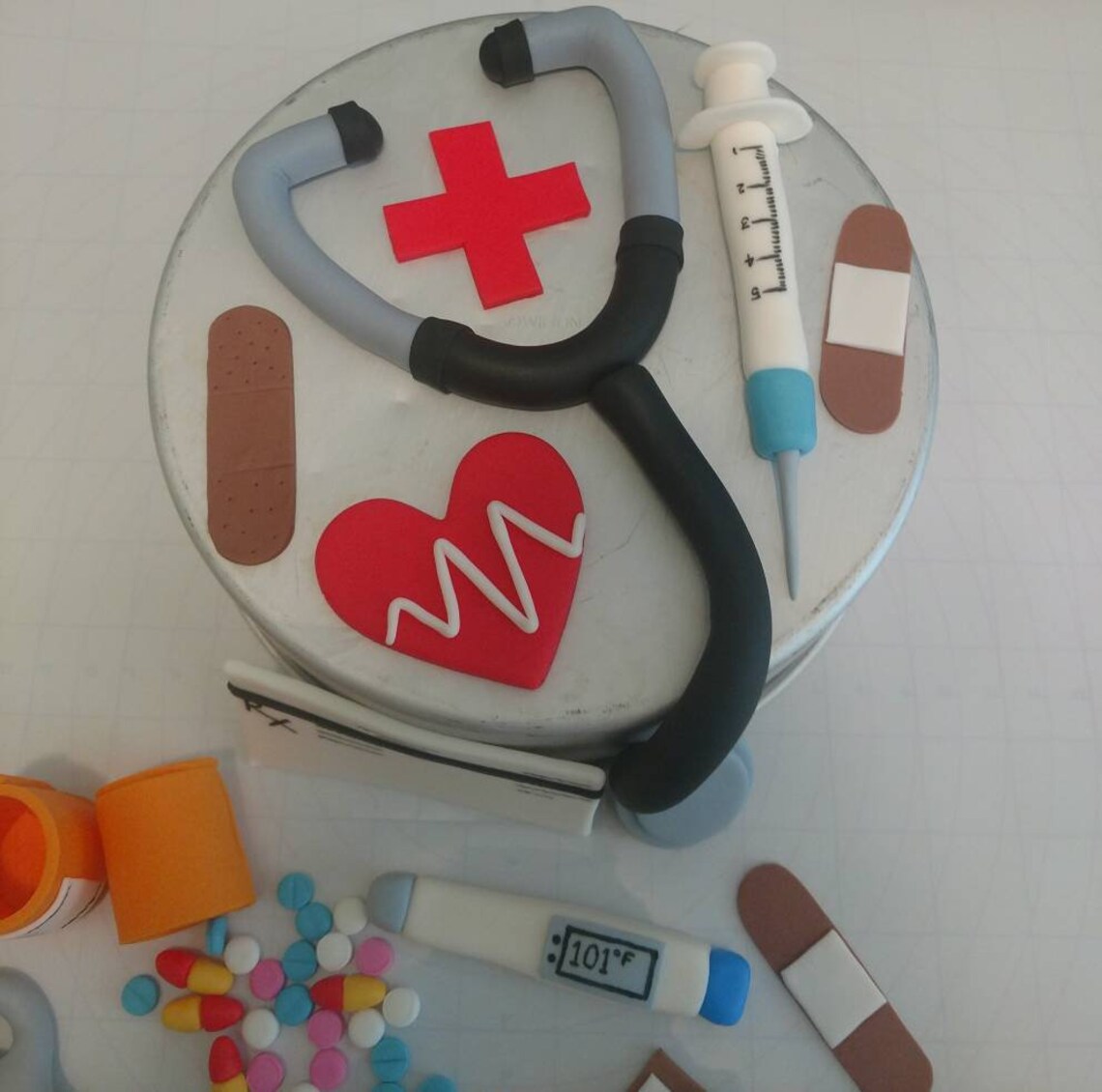 Fondant Nurse Doctor Cake Toppers Graduation Cake Toppers - Etsy