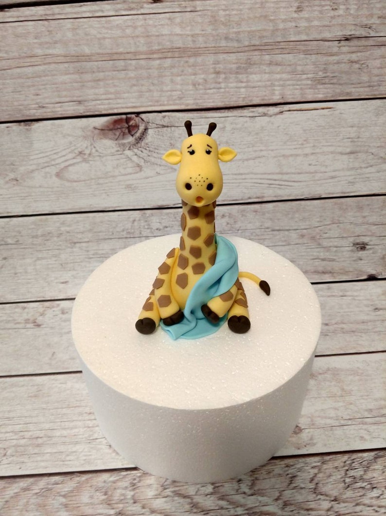 Fondant Giraffe Cake Topper Giraffe Cake Topper Fondant - Etsy