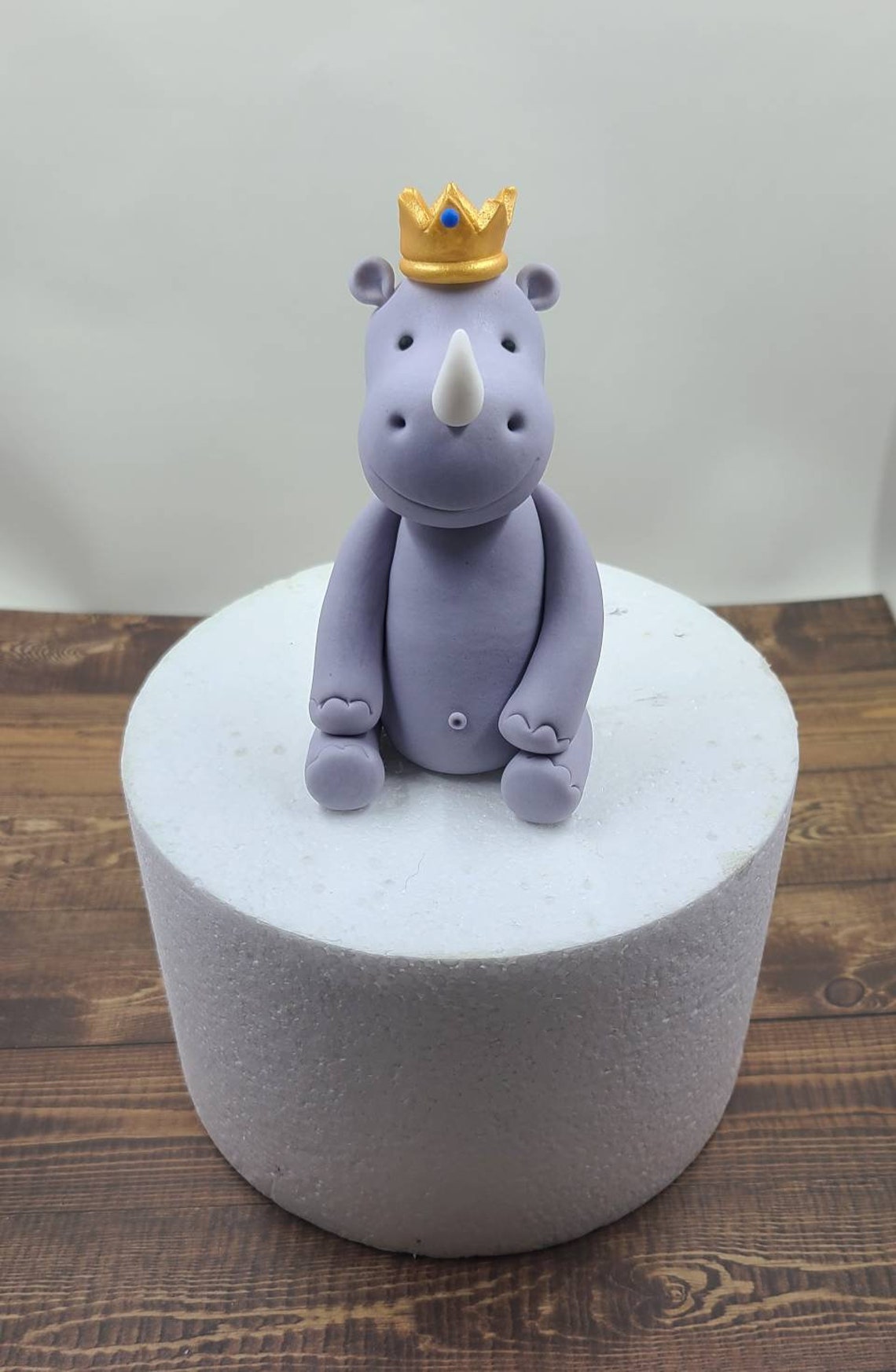 Fondant Rhino Cake Topper Rhino Cake Topper Rhino Party - Etsy