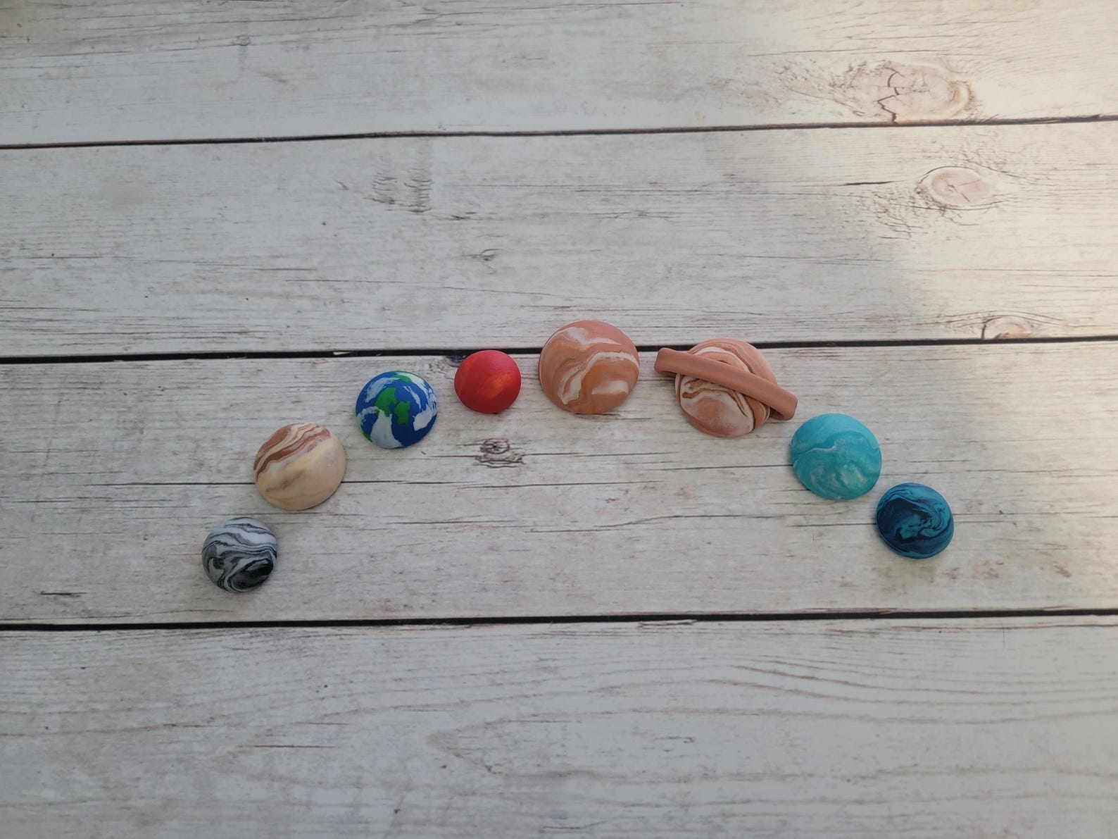 Fondant 2D Planets - Fondant Realistic Planet Colors- Fondant Space ...