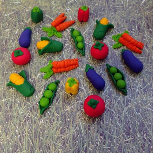 Vegetable Cake Topper Veggie Cupcake Toppers Garden Party | Etsy