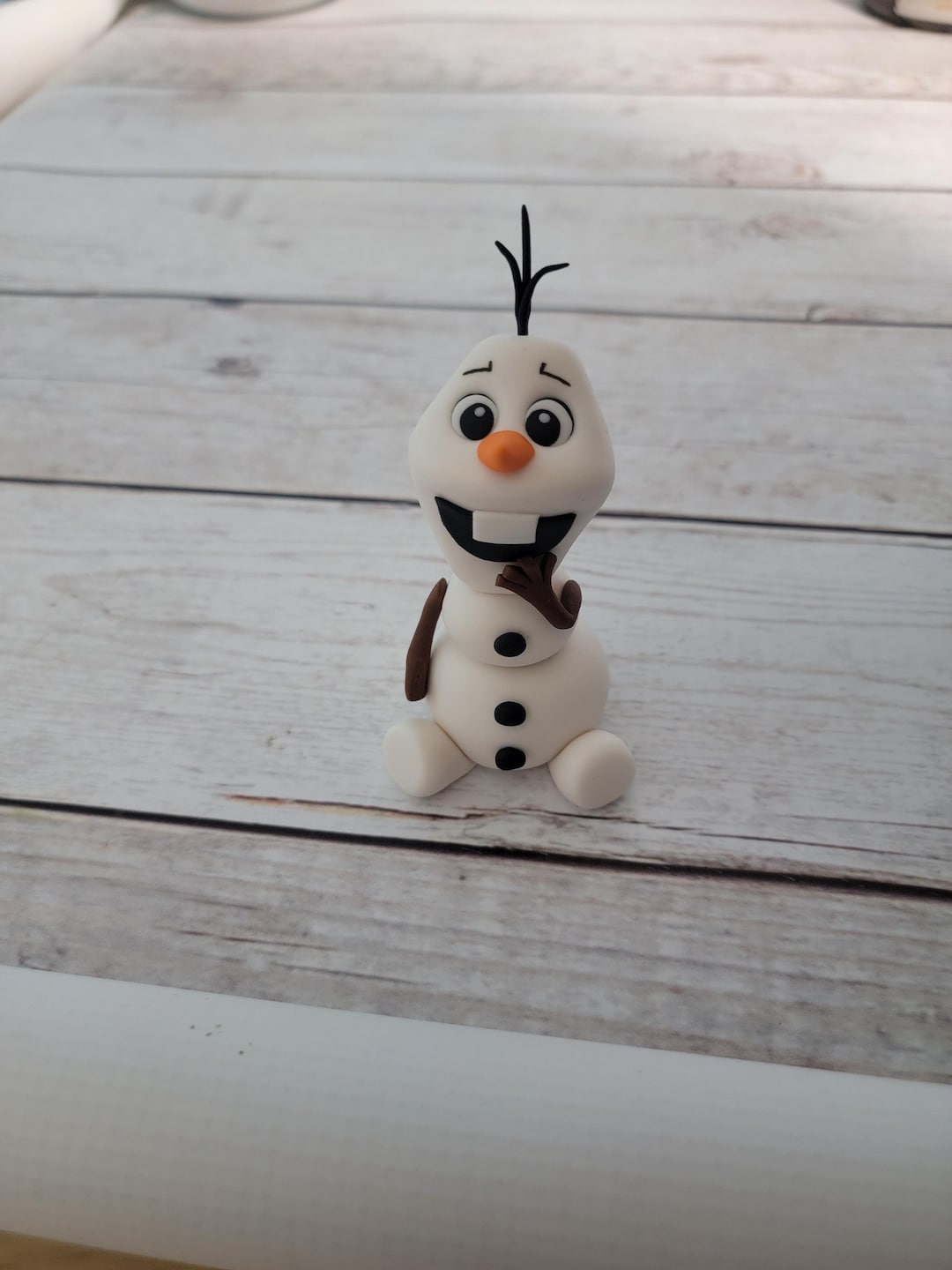 Fondant Baby Snowman Cake Topper - Fondant Snowman - Style 2 - Etsy