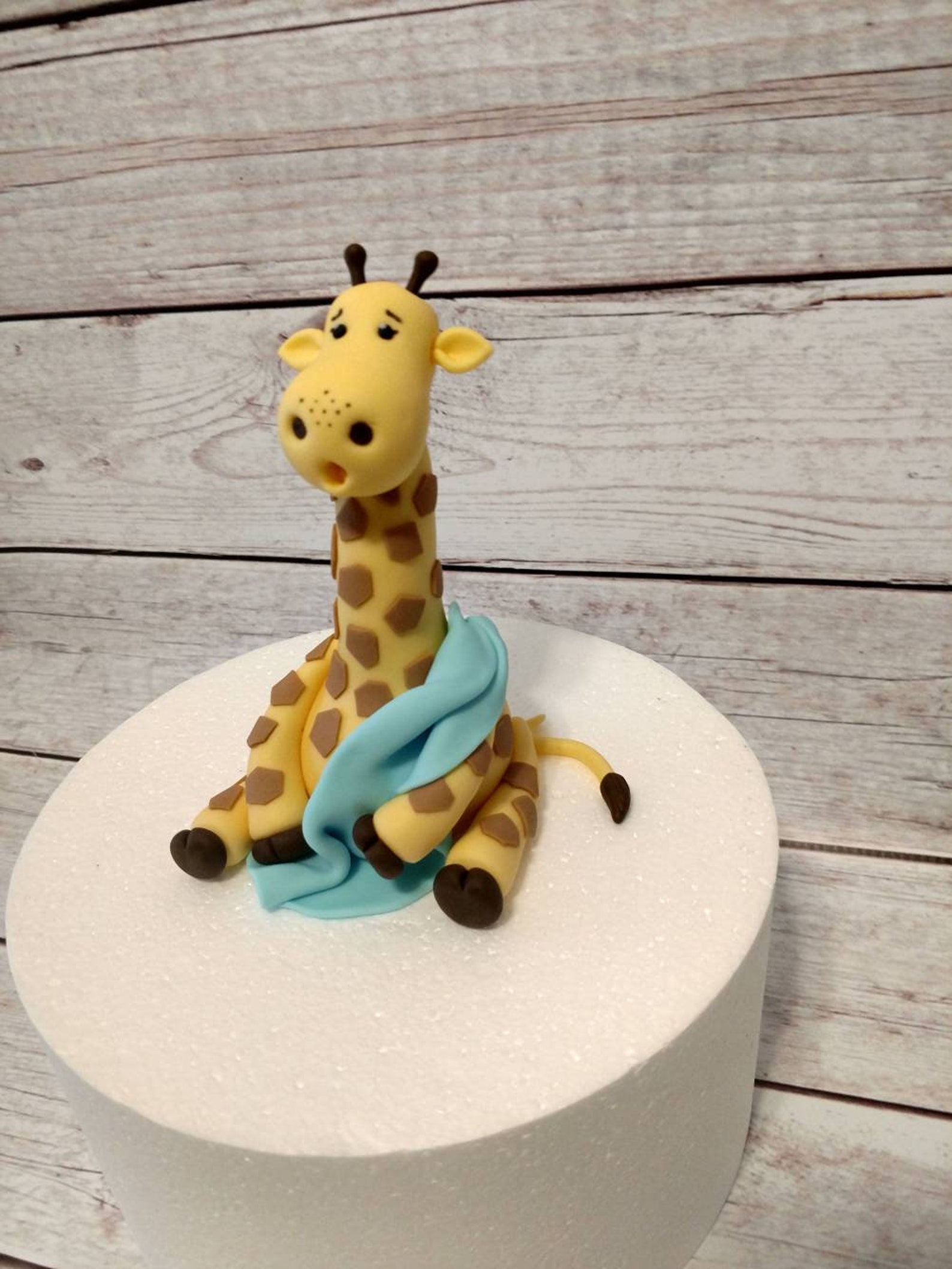 Fondant Giraffe Cake Topper Giraffe Cake Topper Fondant - Etsy