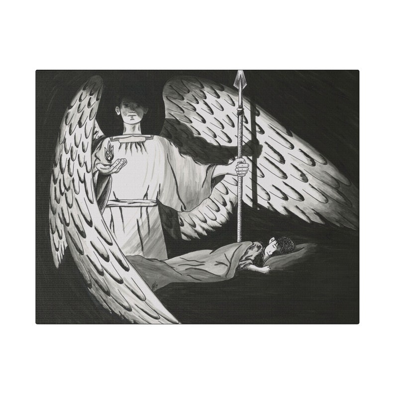 Guardian Angel - CANVAS PRINT - 3 Sizes - Etsy