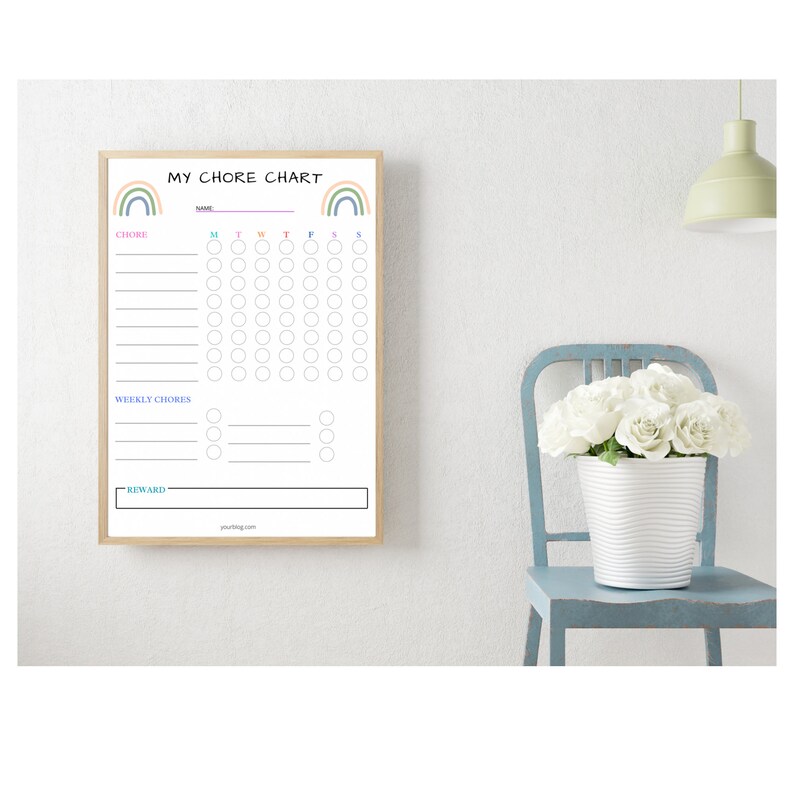 Tableau de corvée Tableau de corvée pour enfants Tableau de - Etsy France