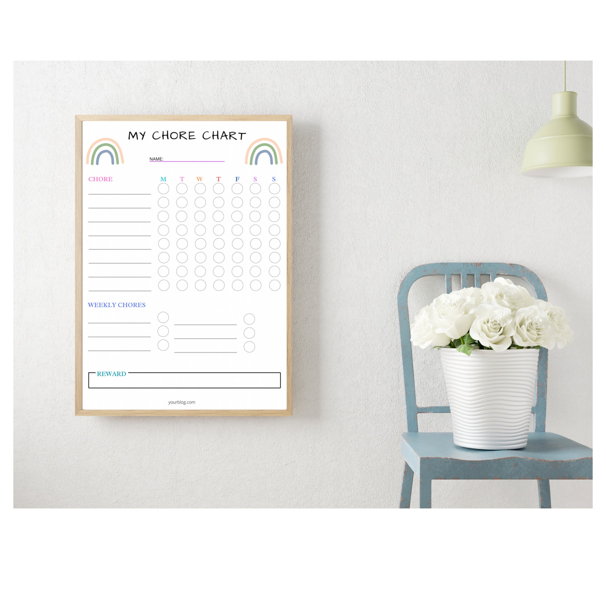 Tableau de corvée Tableau de corvée pour enfants Tableau de - Etsy France