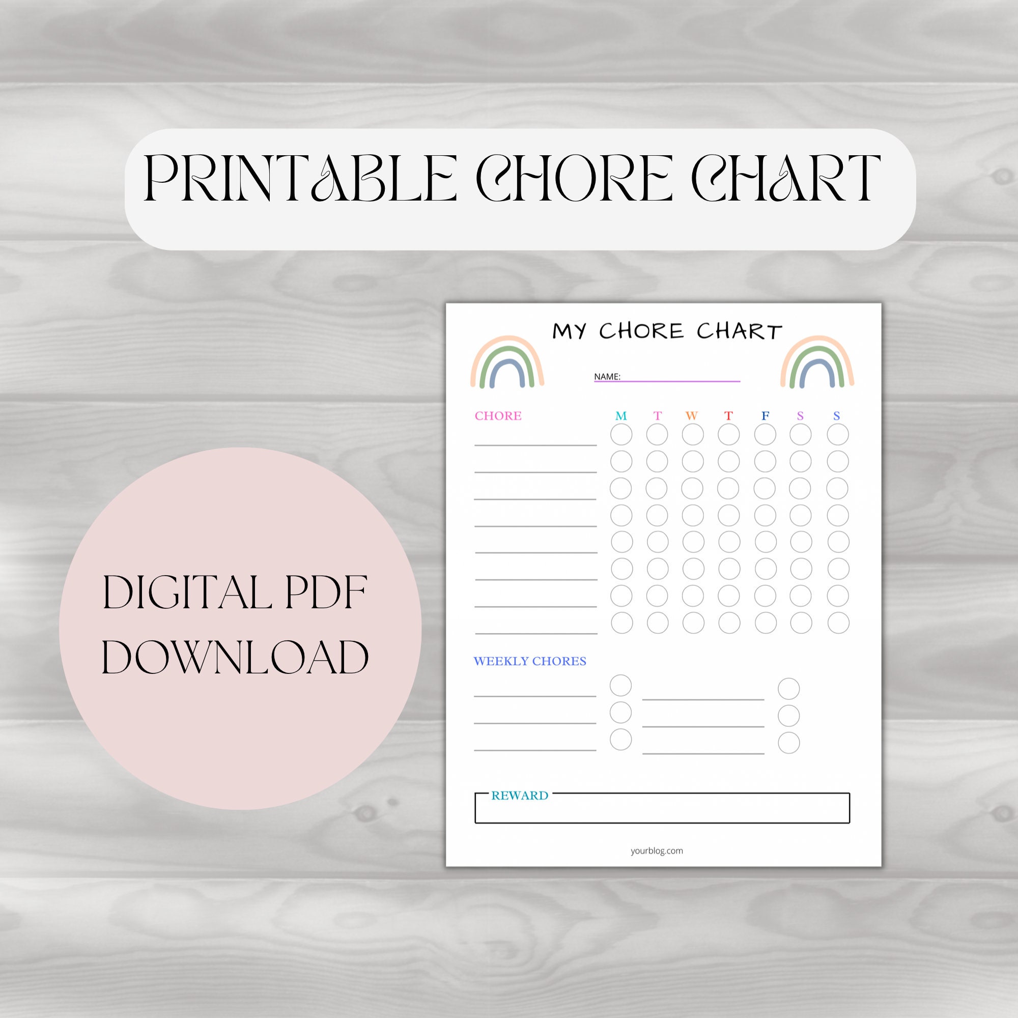 Tableau de corvée Tableau de corvée pour enfants Tableau de - Etsy France