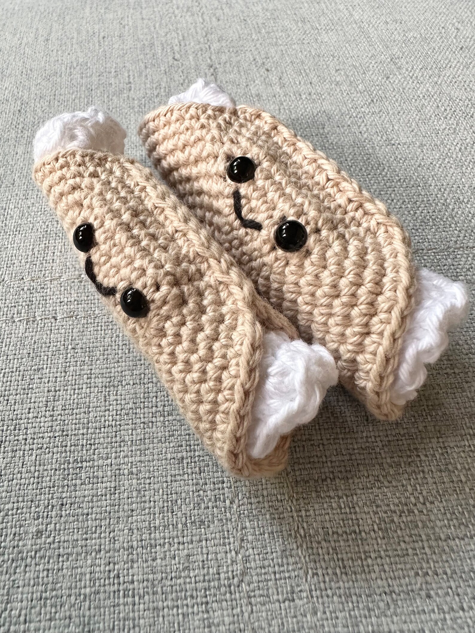 Play Food Cannoli 2 Pieces Set Amigurumi Crochet Plushie | Finished ...