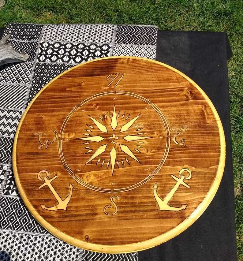 Compass Rose Round - Etsy